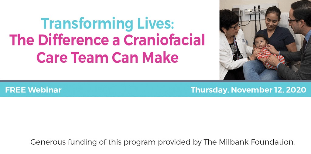 myFace - Comprehensive Care for Patients with Craniofacial Differences